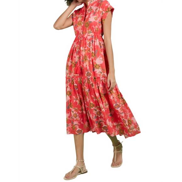 Ro's Garden | Dresses | New Ros Garden Mumi Dress In Red Bombay | Poshmark